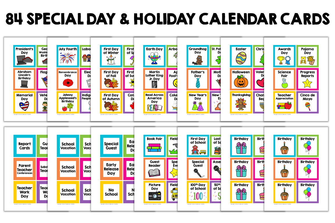 Holiday and Special Day Cards | Made By Teachers