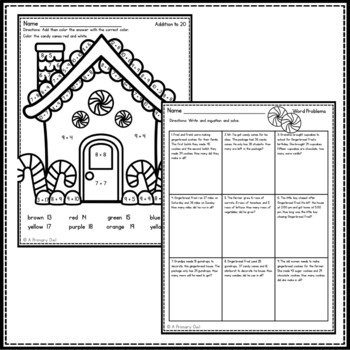 2nd Grade Gingerbread Themed Printables ELA Math and Writing | Made By ...