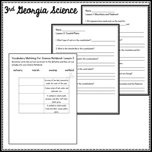 Georgia Habitats Georgia 3rd Grade Science Unit | Made By Teachers