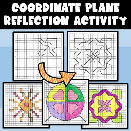 Easter Coordinate Plane Mystery Pictures in Quadrant I | Made By Teachers