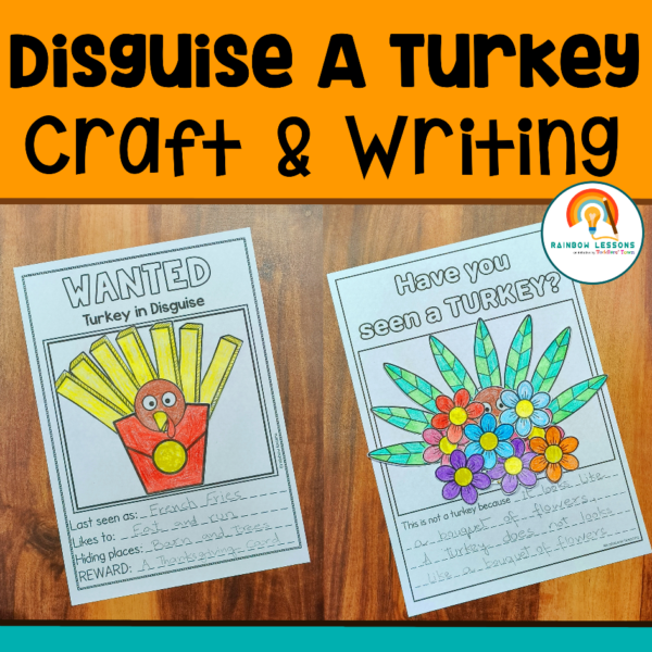 Disguise a Turkey Craft | Turkey in Disguise Project | Turkey Trouble ...