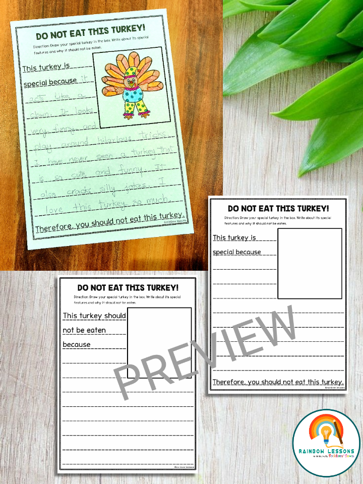 Disguise a Turkey Craft | Turkey in Disguise Project | Turkey Trouble ...