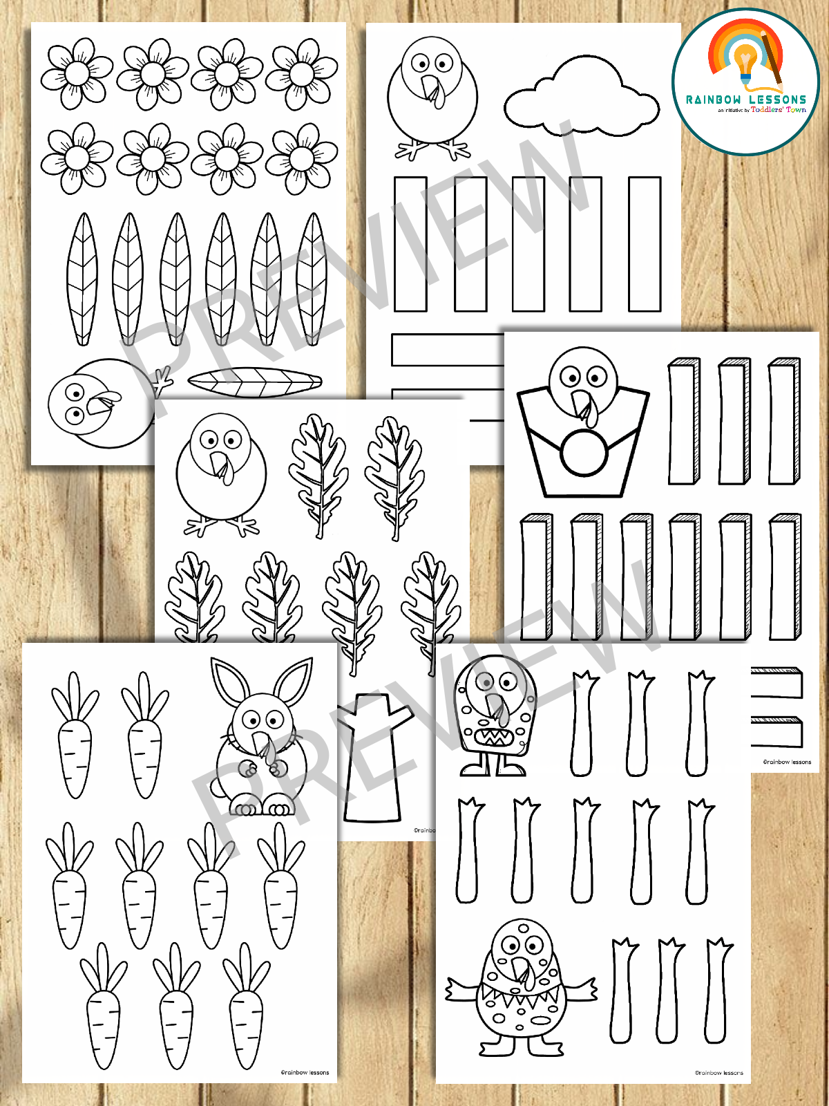 Disguise a Turkey Craft | Turkey in Disguise Project | Turkey Trouble ...