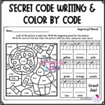 Short Vowel Secret Code Color by Code FREE Product - Made By Teachers