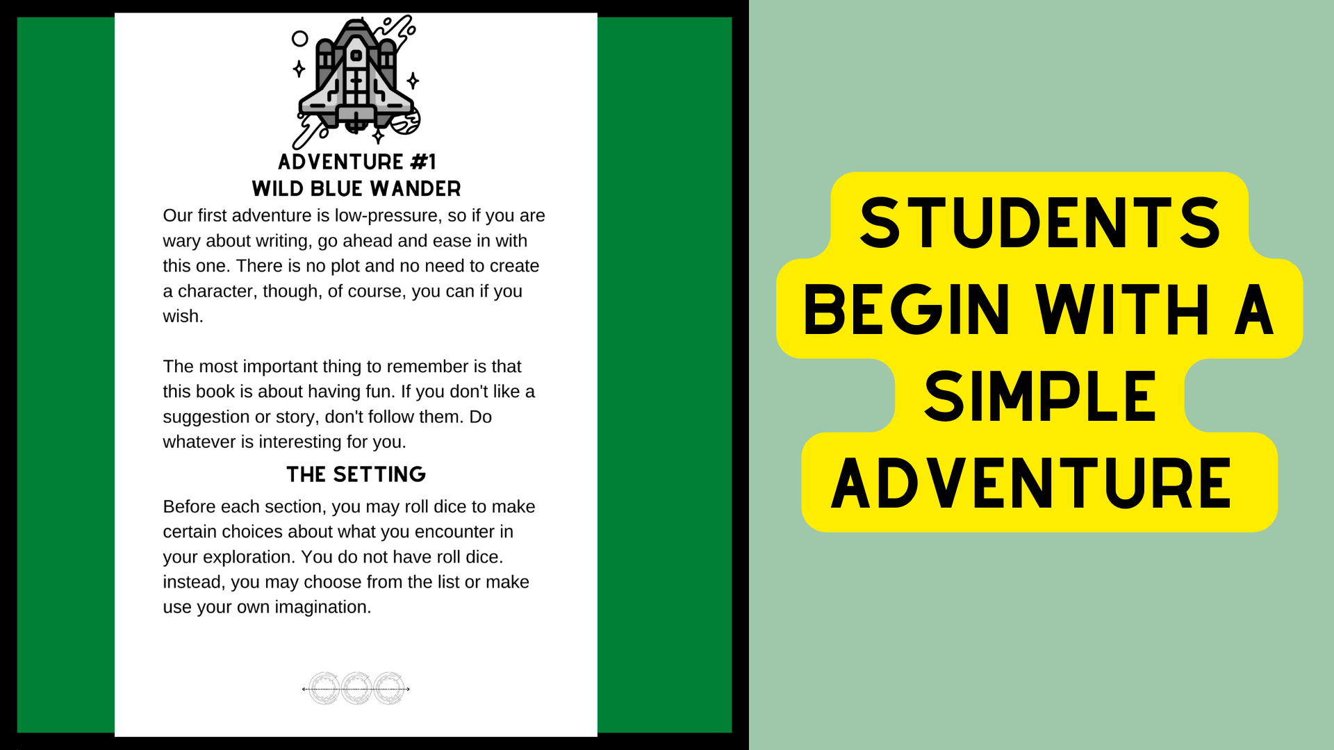 Creative Writing Game for High School | Write Your Own Sci-fi Adventure ...