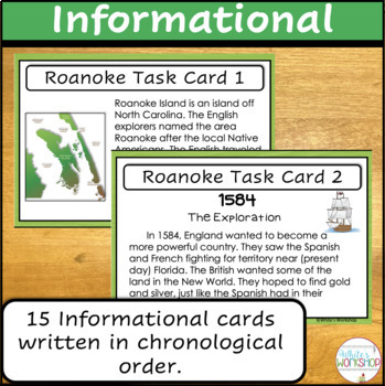 Roanoke Settlement Task Cards | Made By Teachers