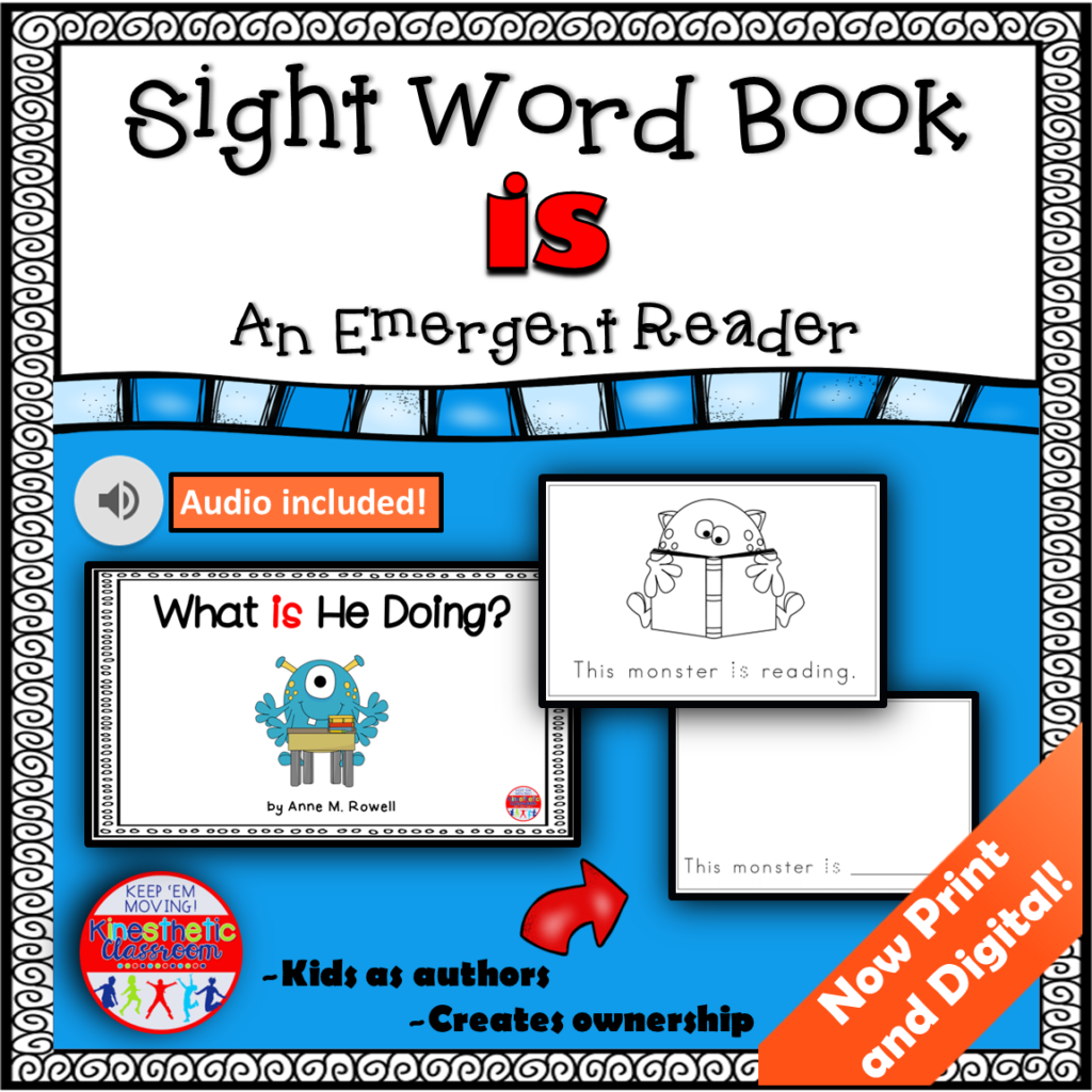 Sight Word Practice Book for the High Frequency Word IS Print and ...