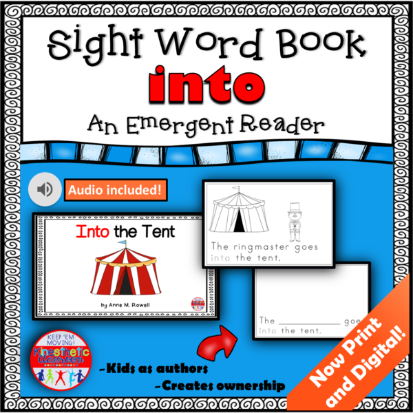 Sight Word Practice Book for the High Frequency Word INTO Print and ...