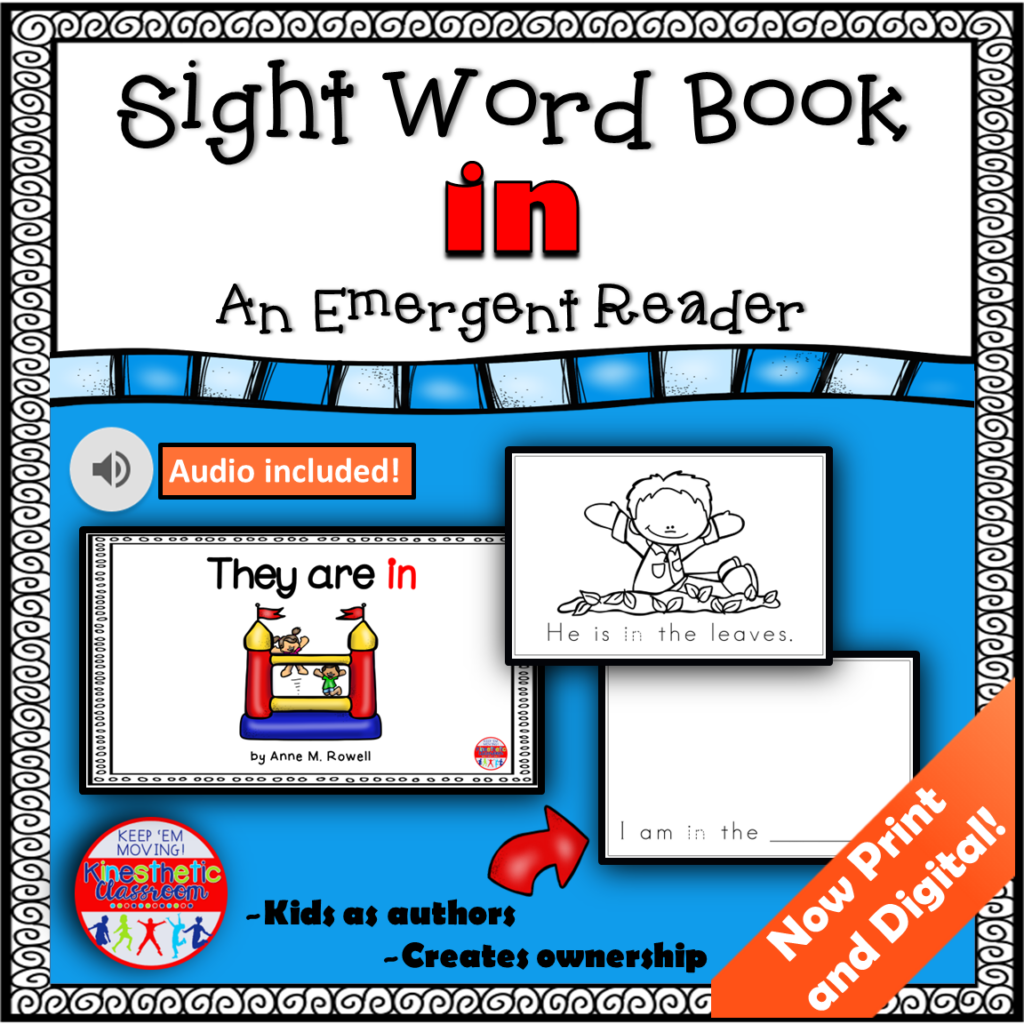 Sight Word Practice Book for the High Frequency Word IN Print and ...