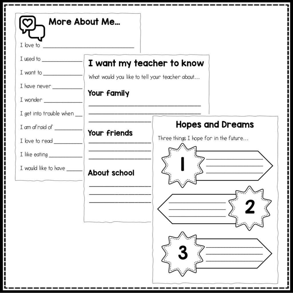 All About Me Back to School Booklet | Made By Teachers