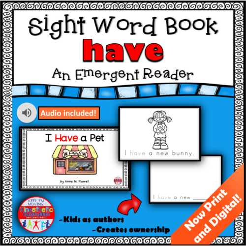 Sight Word Practice Book for the High Frequency Word HAVE Print and ...