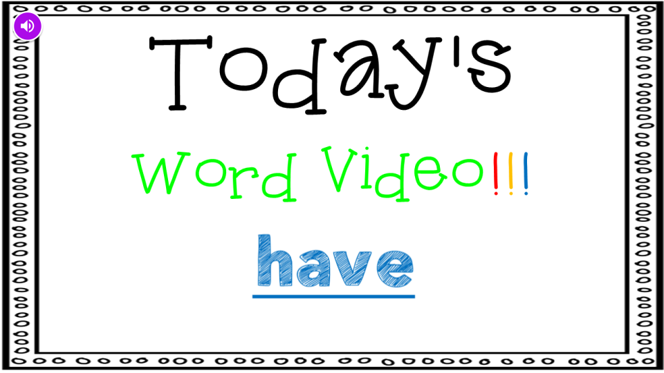 Sight Word Practice Book for the High Frequency Word HAVE Print and ...