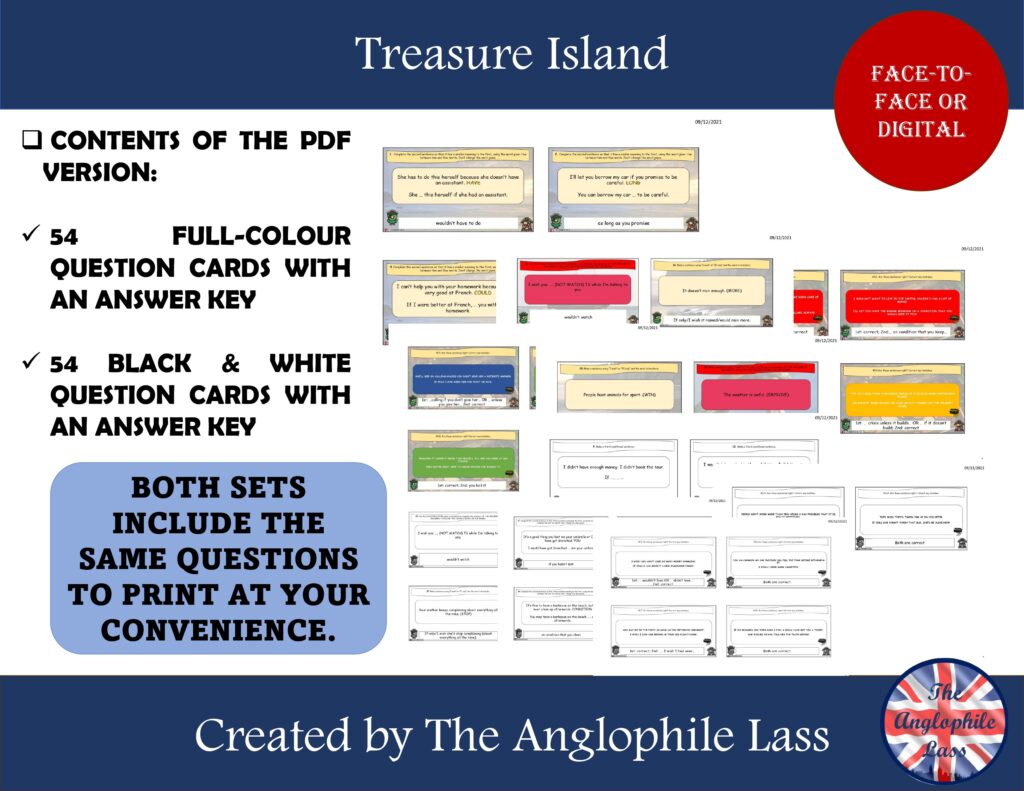 Treasure Island | Conditional Sentences | PPT Pirate Game | Plus ...