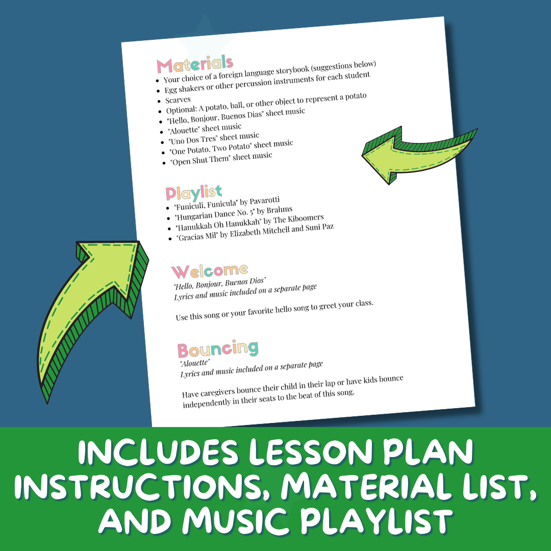 Preschool Music Lesson Plan | Countries Around The World | Music and ...