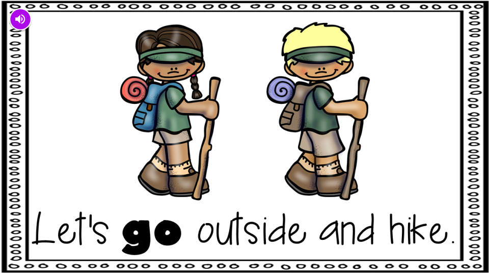 Sight Word Practice Book for the High Frequency Word GO Print and ...