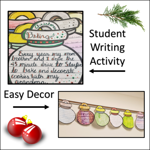 Holiday Traditions Reading and Writing Activity - Made By Teachers