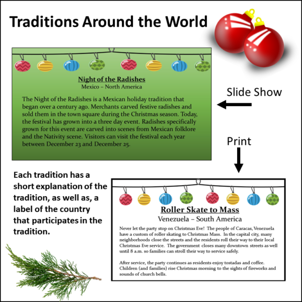 Holiday Traditions Reading and Writing Activity | Made By Teachers
