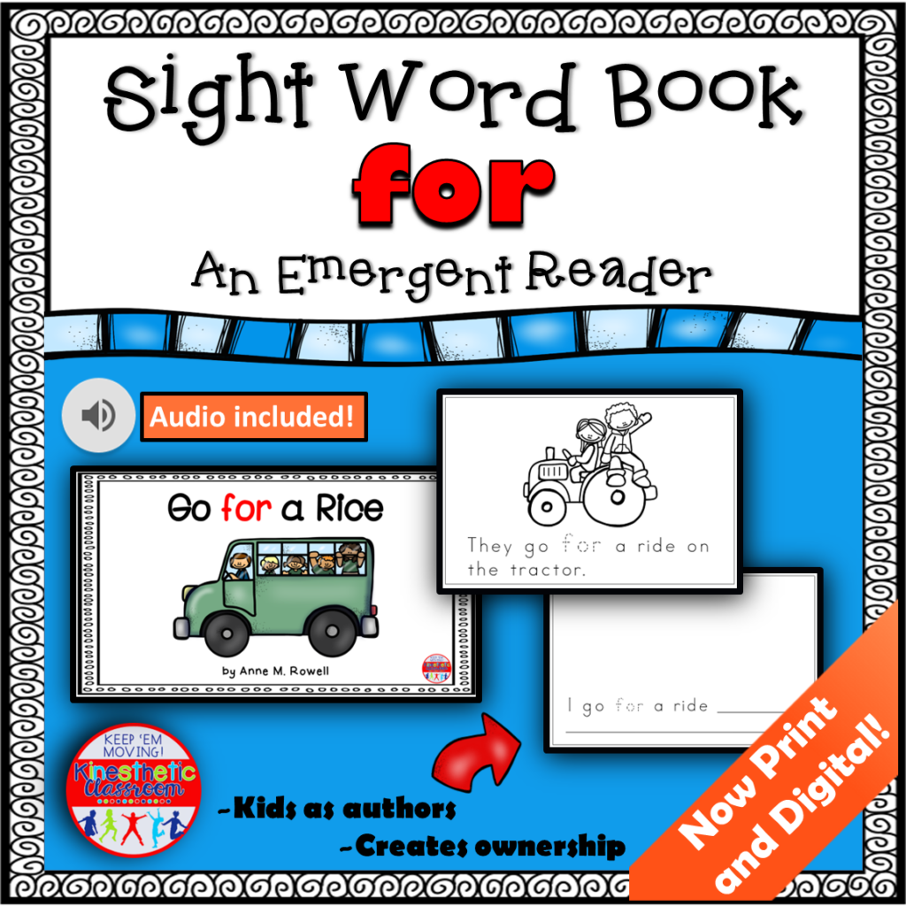 Sight Word Practice Book for the High Frequency Word FOR Print and ...