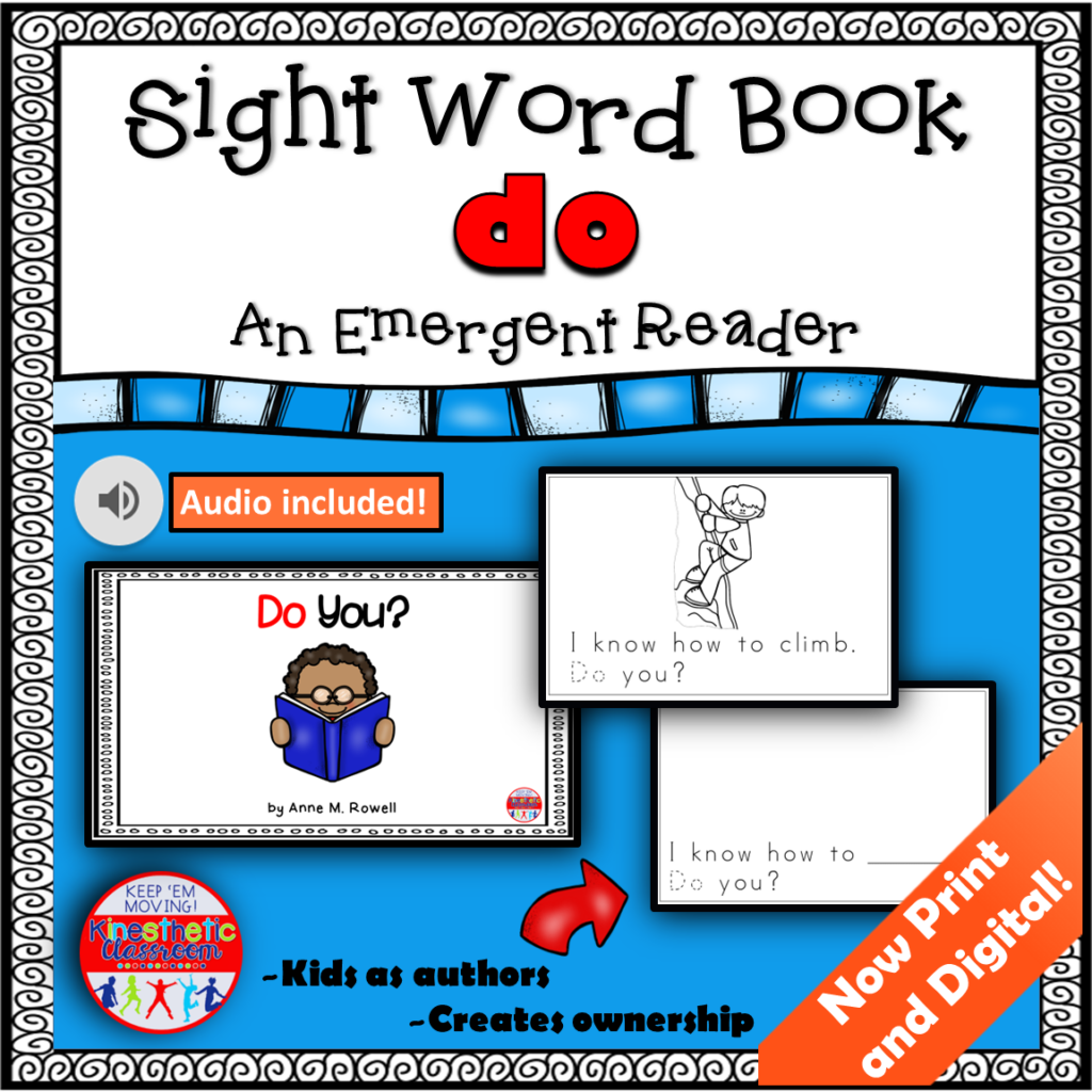 Sight Word Practice Book for the High Frequency Word DO Print and ...