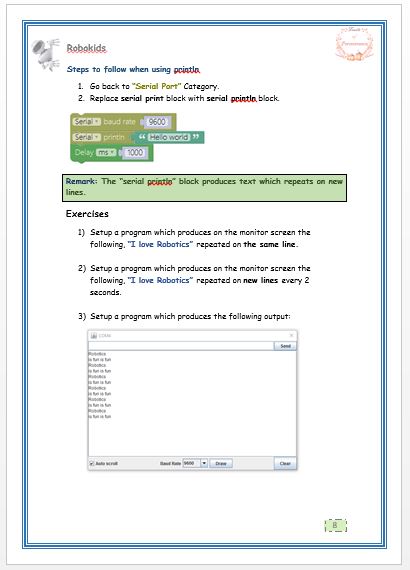 Robotics Intro to Beginners Student Booklet for Arduino Basics | STEM - Made By Teachers