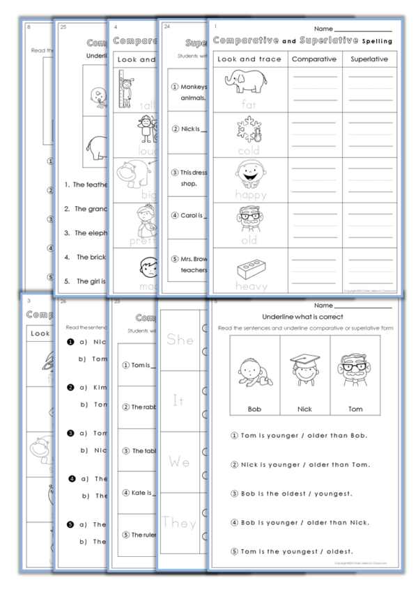 Comparison of Adjectives | Made By Teachers
