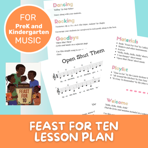 Preschool Music Lesson Plan | Feast For Ten | Music and Movement ...