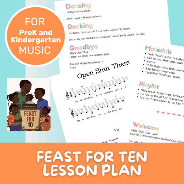 Preschool Music Lesson Plan | Feast For Ten | Music and Movement ...
