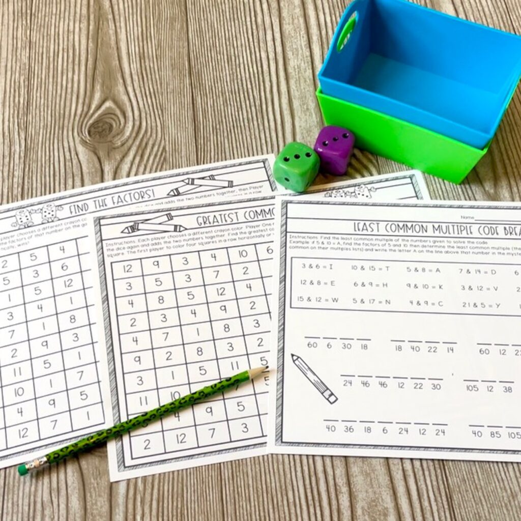 Factors and Multiples Games | Made By Teachers