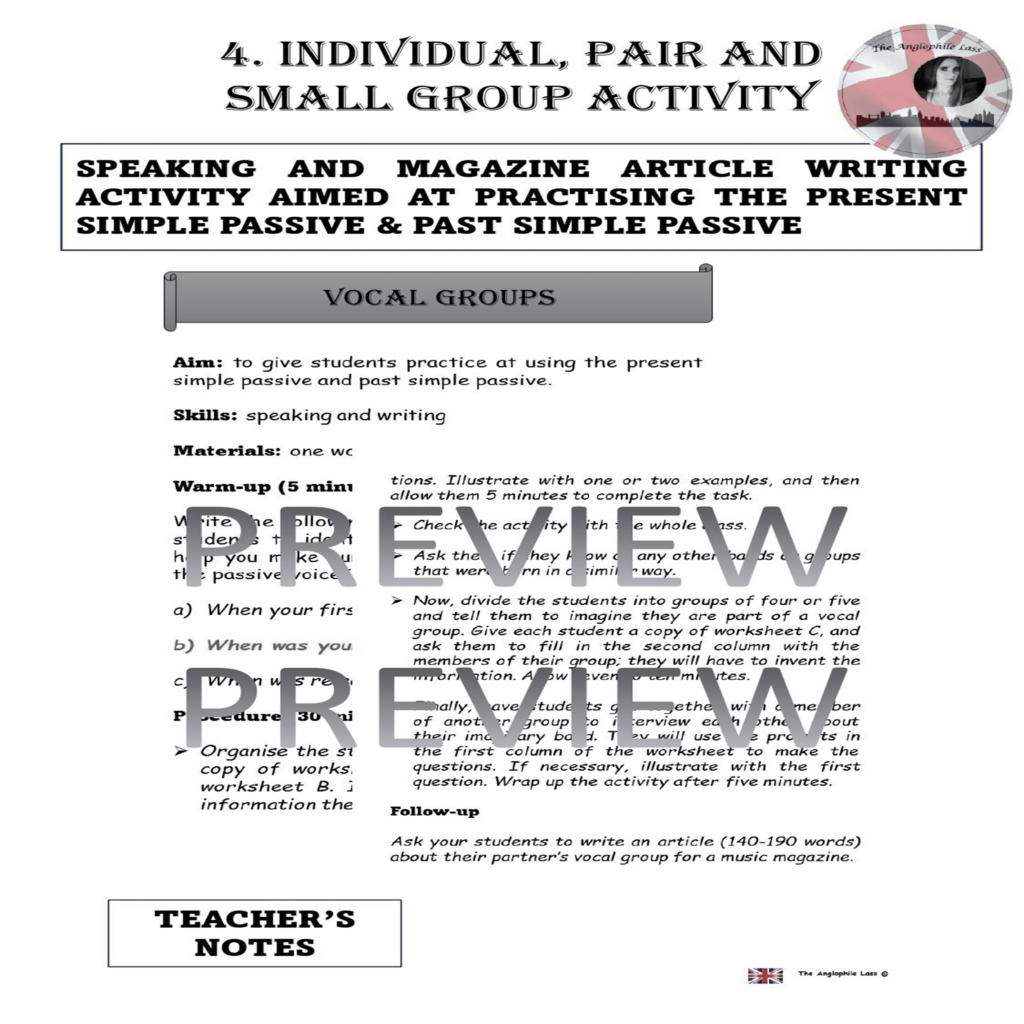 Using the Passive Voice | Newspaper article | CEFR B2 | Grades 8 to 10 ...