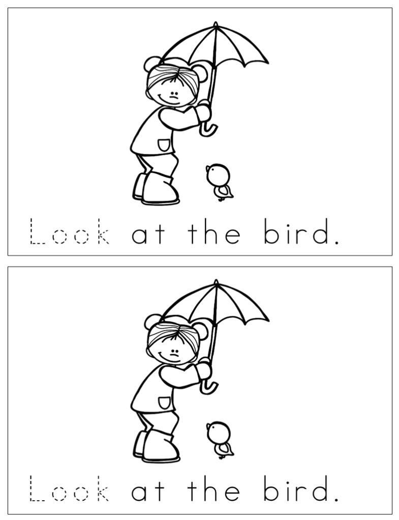 Sight Word Practice Book for the High Frequency Word LOOK Print and ...