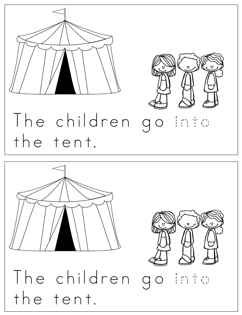 Sight Word Practice Book for the High Frequency Word INTO Print and ...