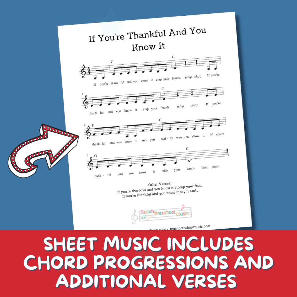 Preschool Music Lesson Plan | Thanksgiving | Music and Movement ...