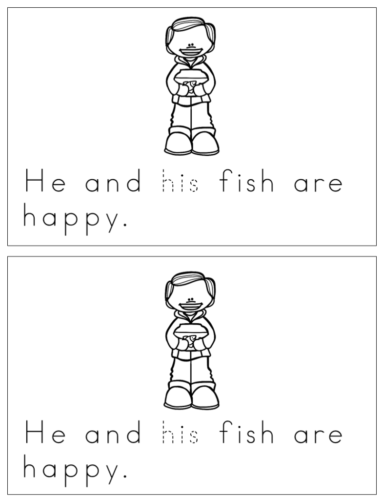 Sight Word Practice Book for the High Frequency Word HIS Print and ...