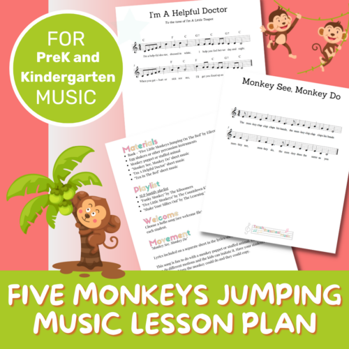 Music Lesson Plan Bundle | Common Storybooks | Movement and Musical ...