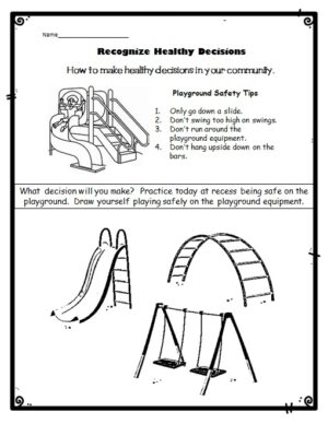 First Grade Health STANDARD 5 - Decision Making | Made By Teachers