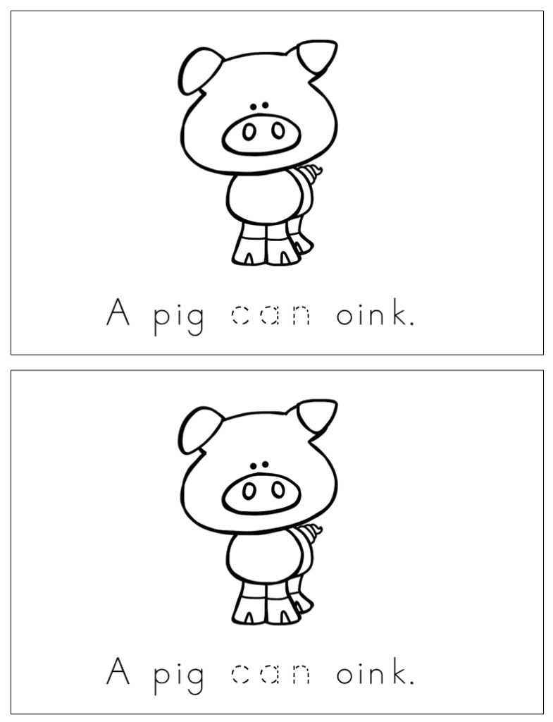 Sight Word Practice Book for the High Frequency Word CAN Print and ...