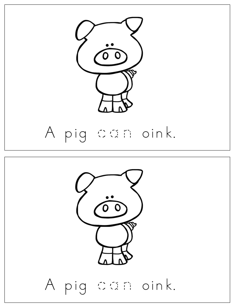 Sight Word Practice Book for the High Frequency Word CAN Print and ...