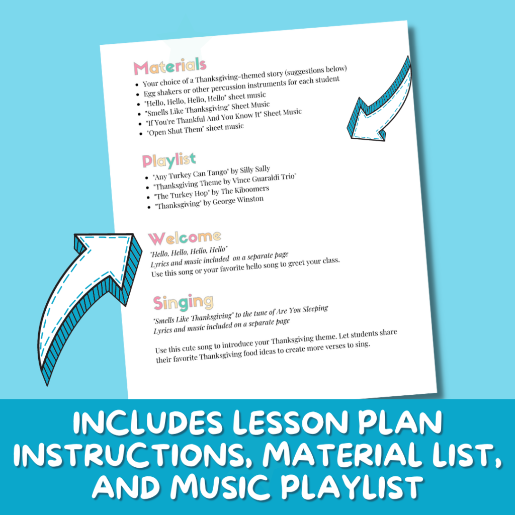 Preschool Music Lesson Plan | Winter | Music and Movement Activities ...