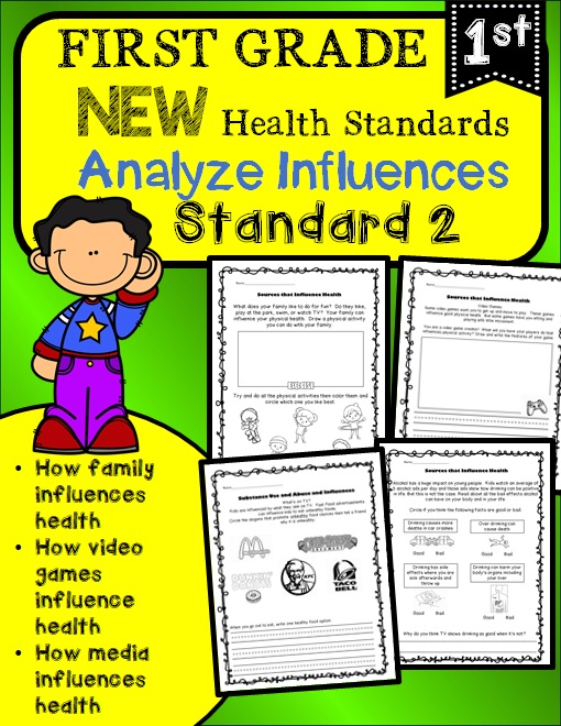 First Grade Health ALL STANDARDS for Entire Year!! | Made By Teachers