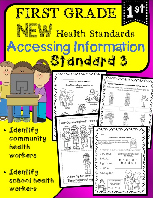 First Grade Health ALL STANDARDS for Entire Year!! | Made By Teachers