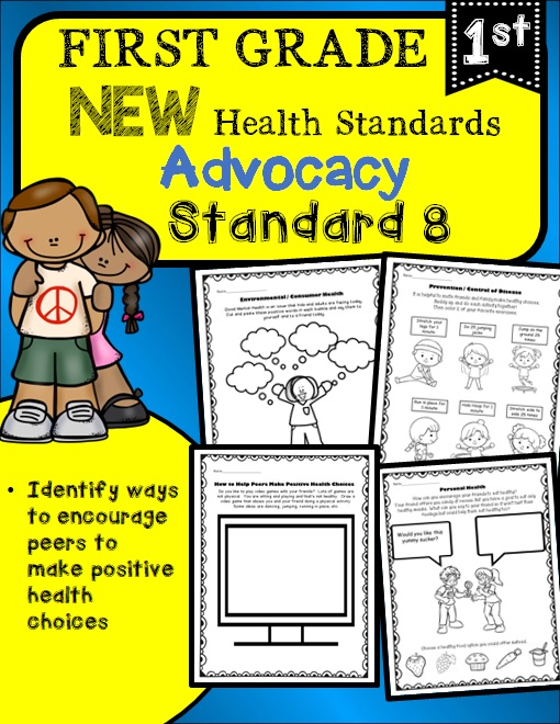 First Grade Health ALL STANDARDS for Entire Year!! | Made By Teachers