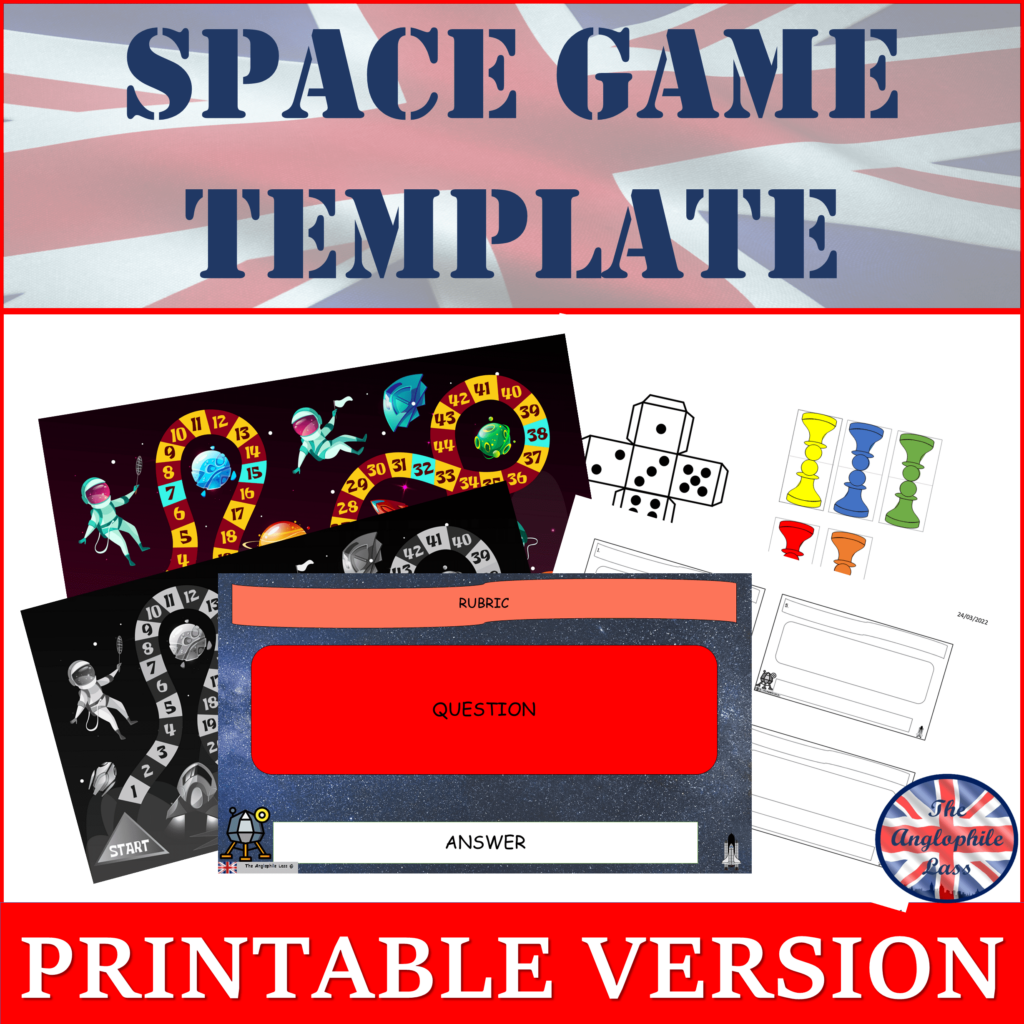 Blank board game template | Editable printable version (ALL SUBJECTS ...
