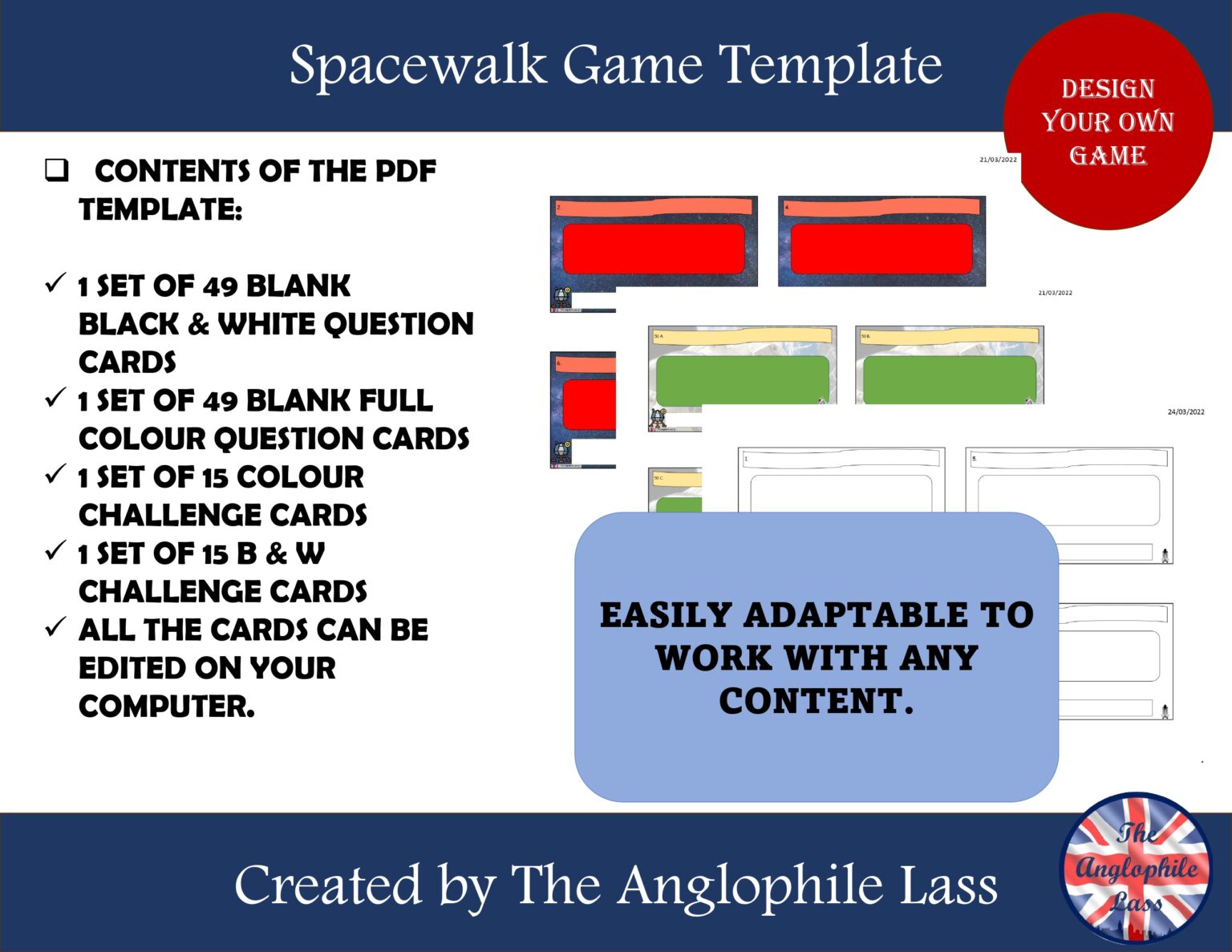 Blank board game template | Editable printable version (ALL SUBJECTS ...