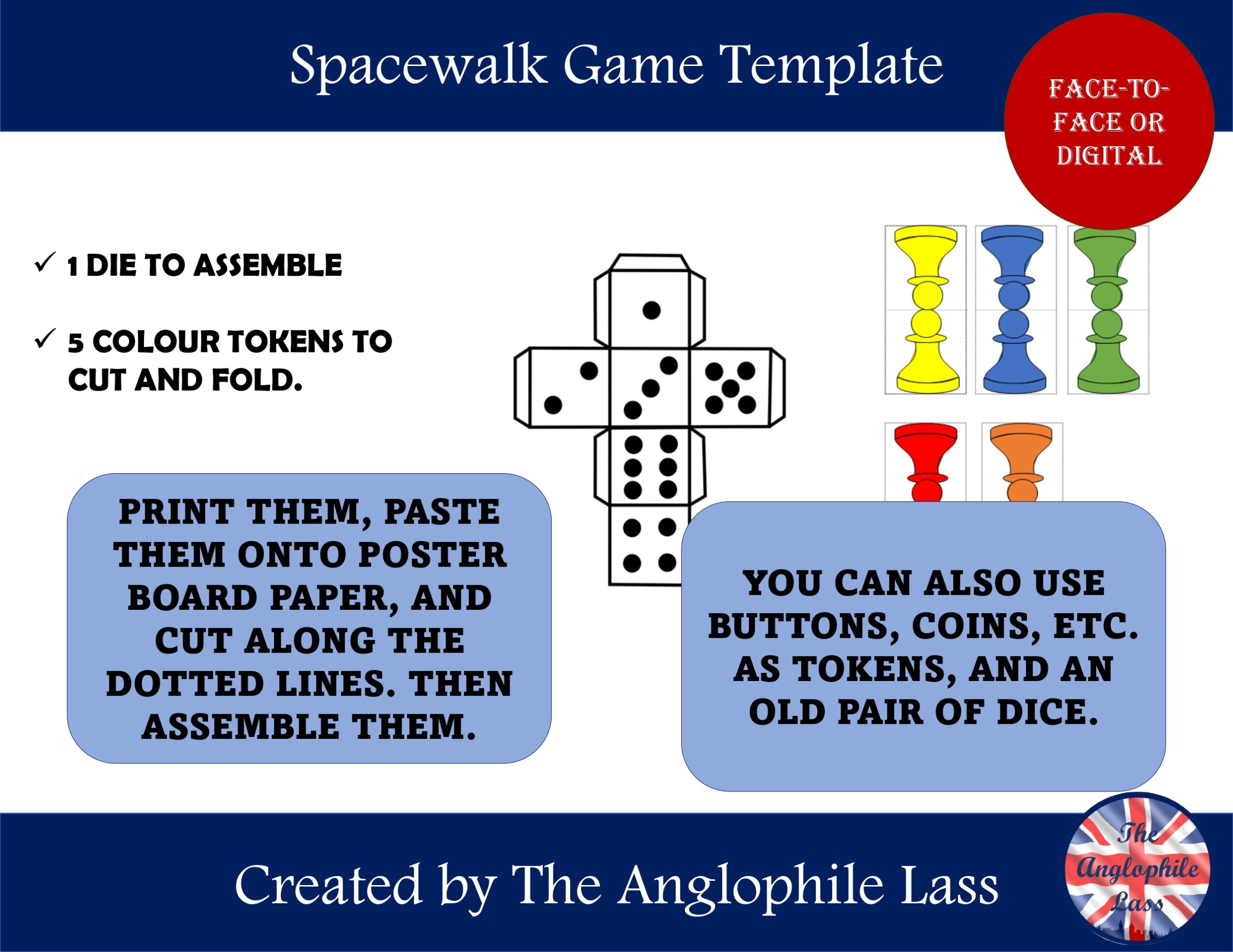 Blank board game template | Editable printable version (ALL SUBJECTS ...