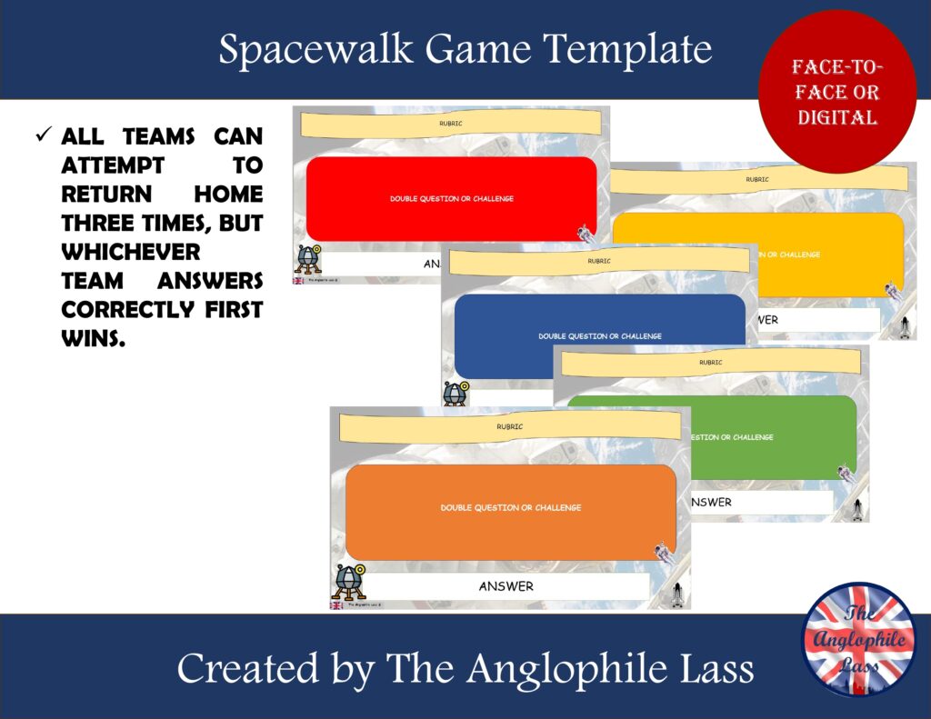 Blank board game template | Editable digital version (ALL SUBJECTS ...