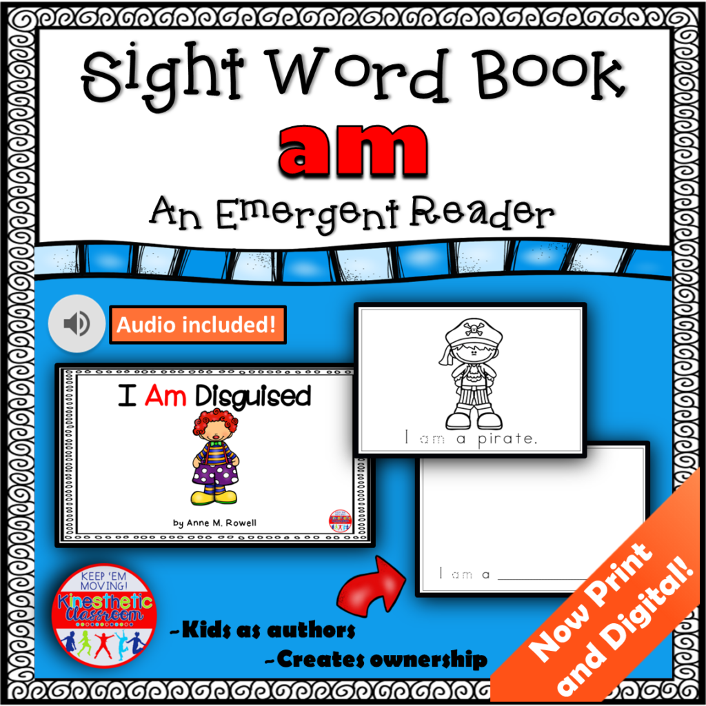 Sight Word Practice Book for the High Frequency Word AM Print and ...