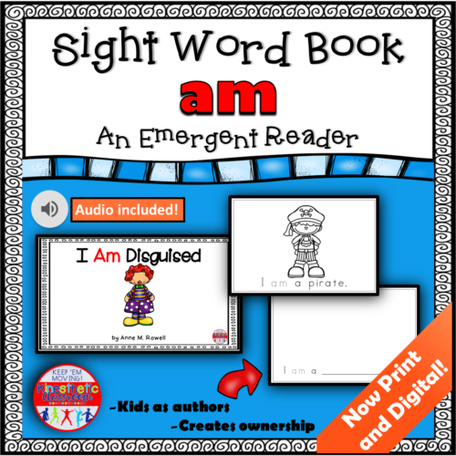 Sight Word Practice Book for the High Frequency Word AM Print and ...