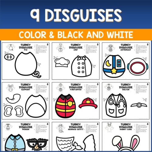 Disguise a Turkey Thanksgiving Craft and Writing Activities | Made By ...