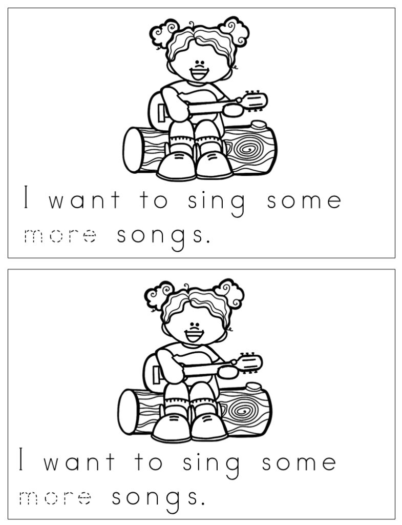 Sight Word Practice Book for the High Frequency Word MORE Print and ...