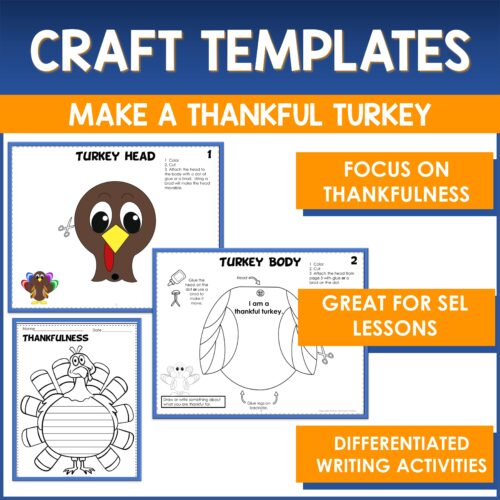 Disguise a Turkey Thanksgiving Craft and Writing Activities - Made By ...
